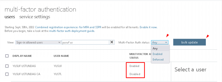 How To Enable Multi Factor Authentication Mfa Office 365 With